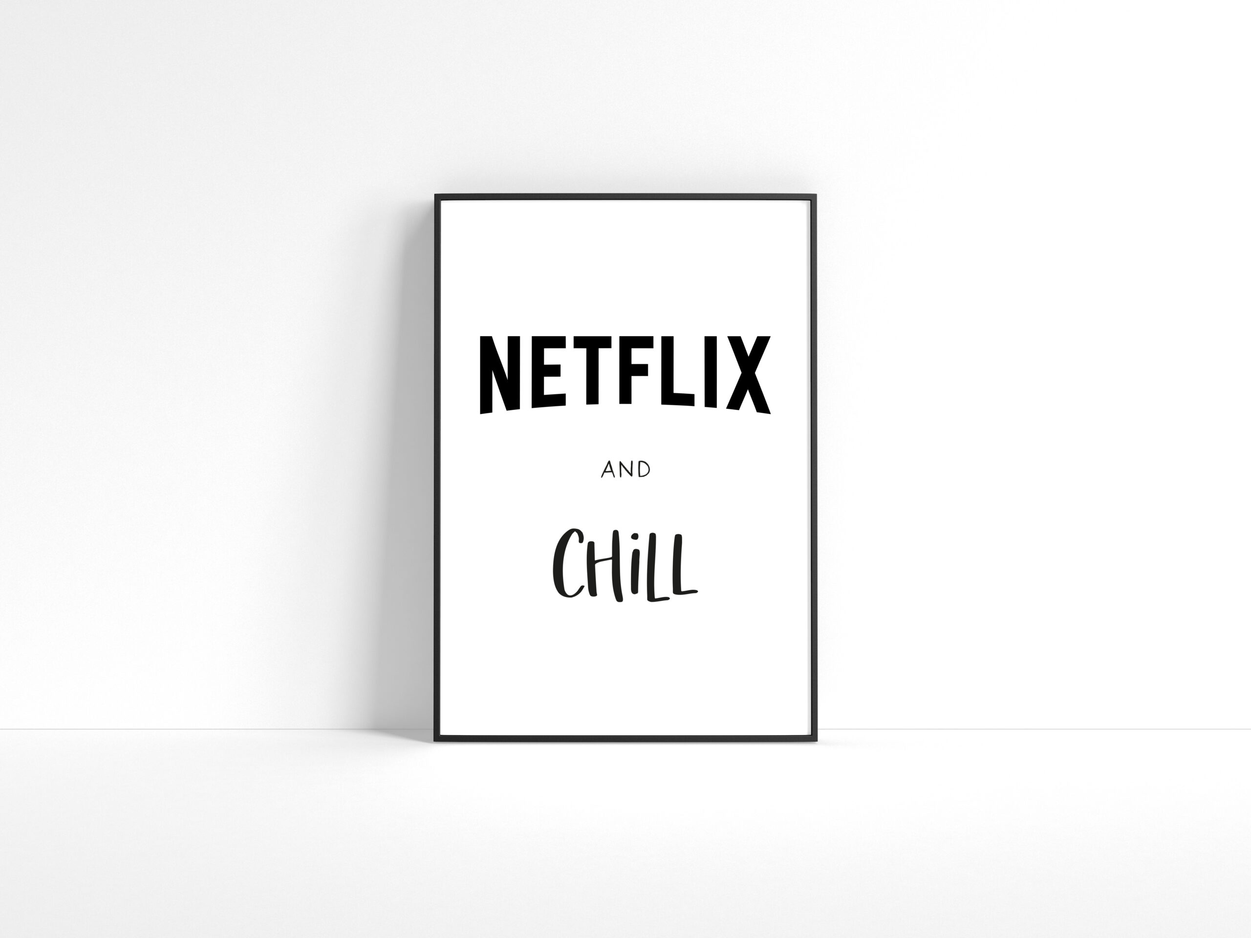 Poster Netflix and chill - Emilidees
